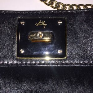 Milly | Bags | Milly Designer Leather Hair Bag | Poshmark